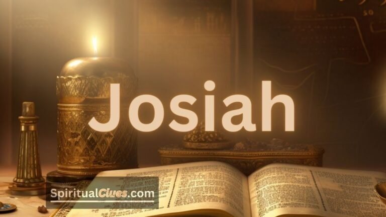 Spiritual Meaning of The Name Josiah: God Heals and Support ...