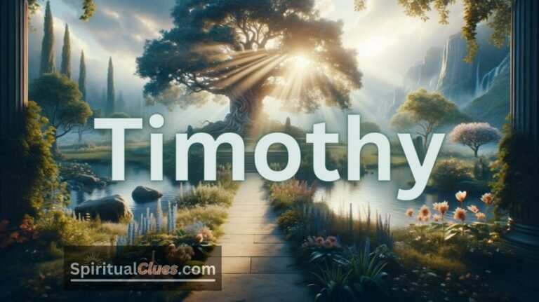 Spiritual Meaning of the Name Timothy: Honoring God - SpiritualClues.com