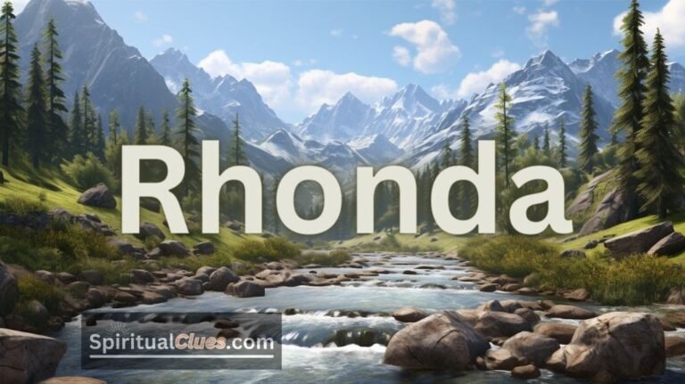 Spiritual Meaning of the Name Rhonda: Noisy or Rough Stream ...